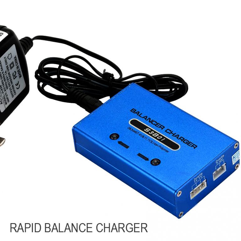 7.4v / 11.1v Dual Port RAPID Balance Lipo Battery Charger (Aluminum ...