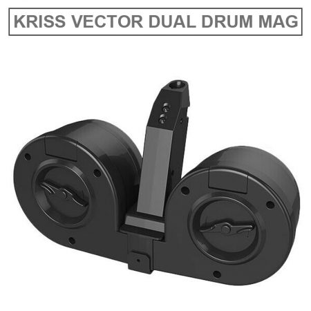 High Capacity DUAL DOUBLE DRUM MAG For LH Kriss Vector V2 – Big Boss ...