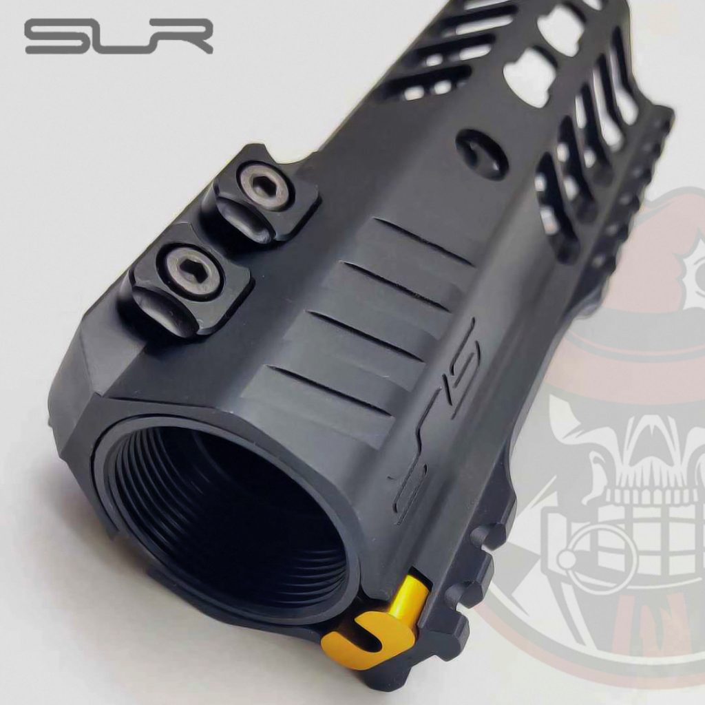 JG SLR Helix 7.5 Inch FULL METAL Keymod Handguard With Threaded Adaptor ...