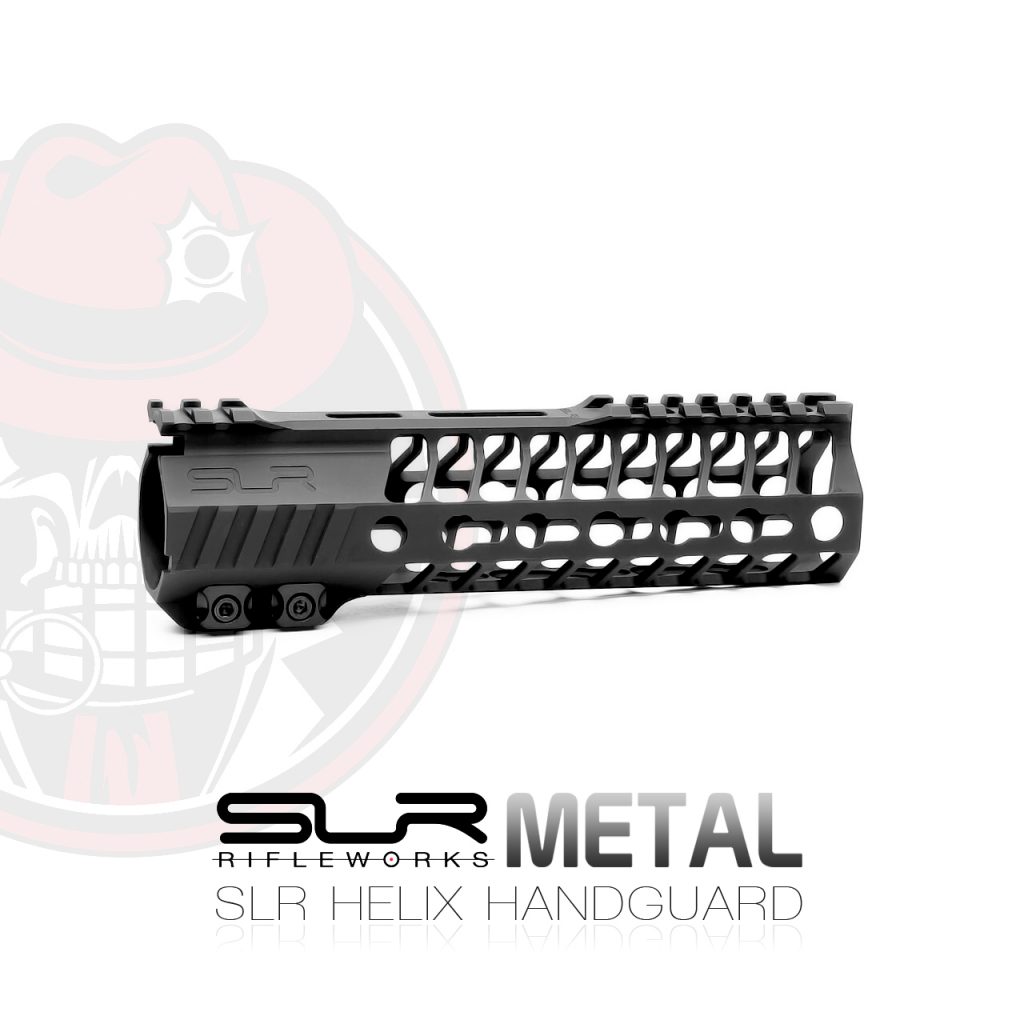 JG SLR Helix 7.5 Inch FULL METAL Keymod Handguard With Threaded Adaptor ...