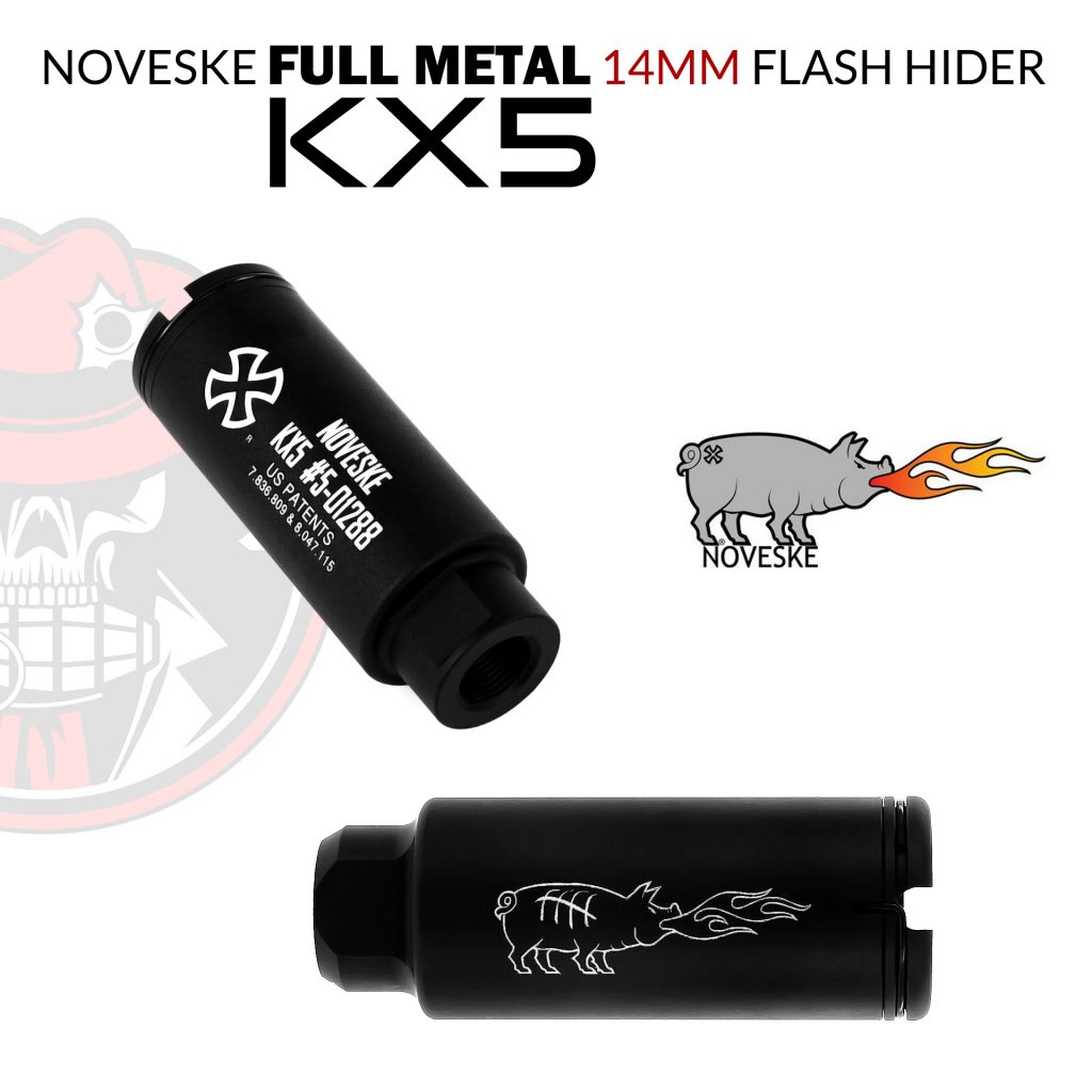 NOVESKE KX5 Alloy Suppressor / Flash Hider – PIG SPIT FIRE 14mm CCW ...