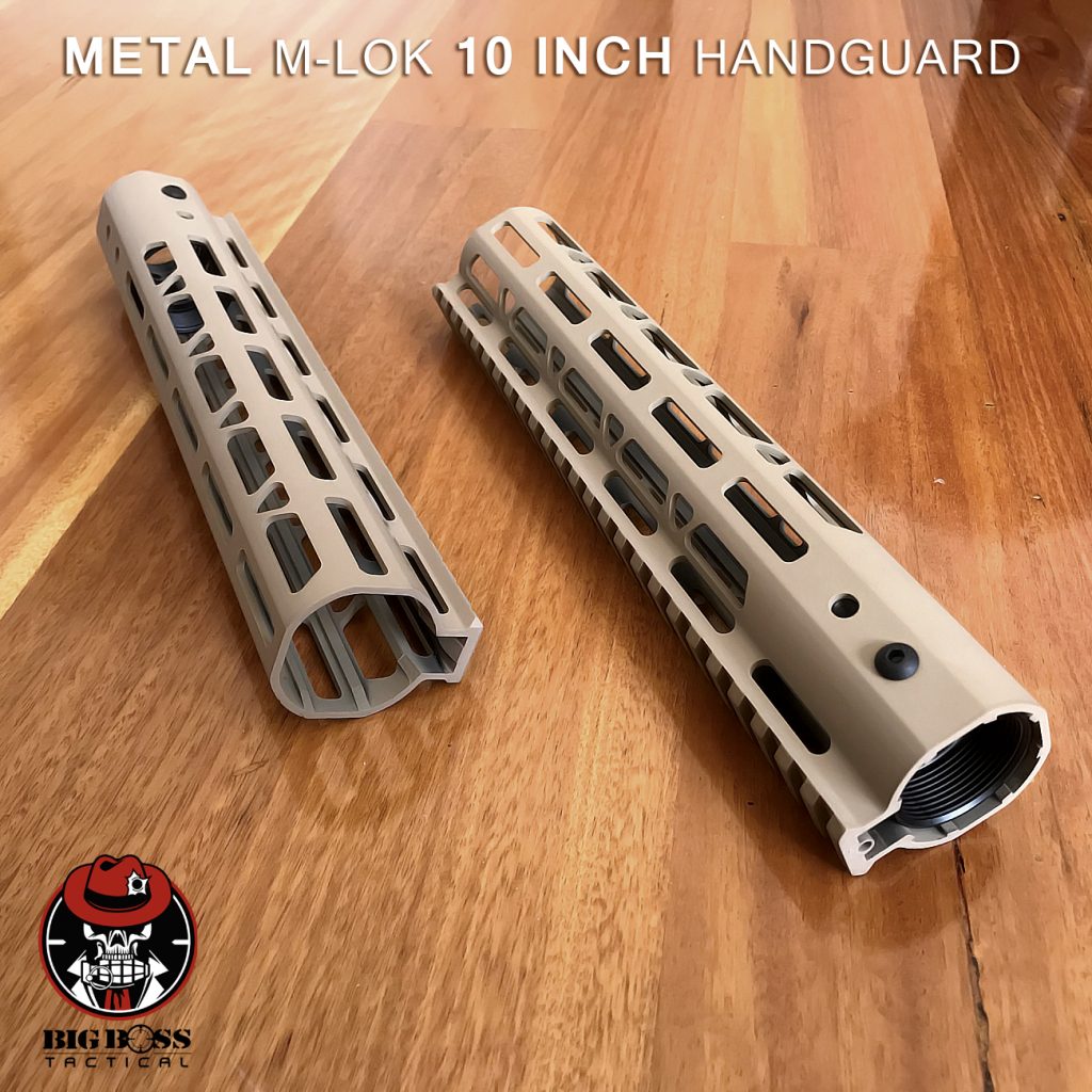 JM GEN9 / HK416 10 inch 10″ M-LOK METAL Handguard with Threaded Barrel ...