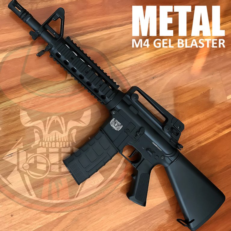 Metal M4 A1 Gel Blaster Toy Gun / V2 Metal Gearbox with Metal Gears ...