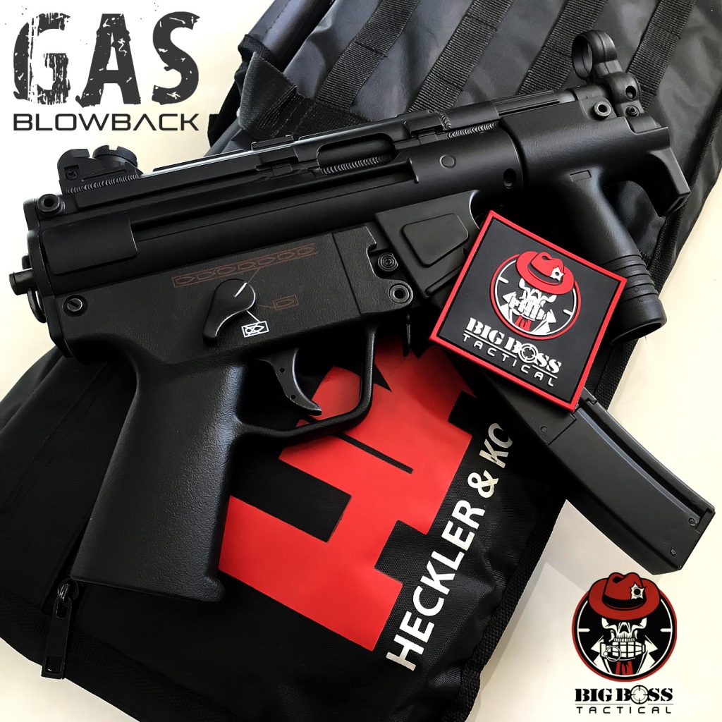 NWELL MP5 MP5K Green Gas Blow Back GBB GBBR SMG Gel Blaster – Big Boss ...